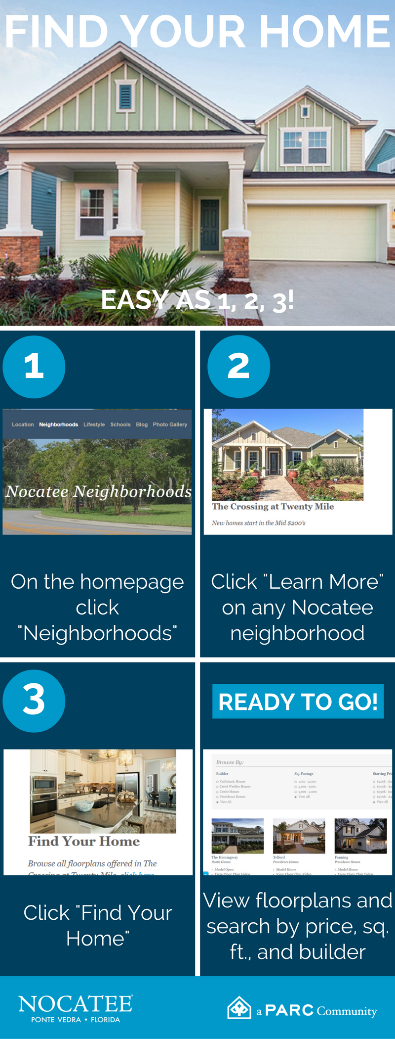 Nocatee's "Find Your Home" Tool Makes the New Home Search Easy